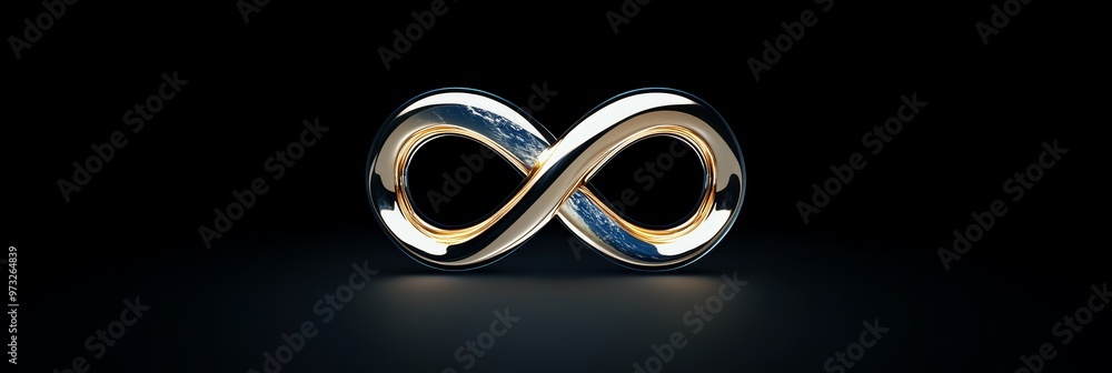 Infinity Symbol Illustrating the Ear, symbolizing eternal life, endless ...