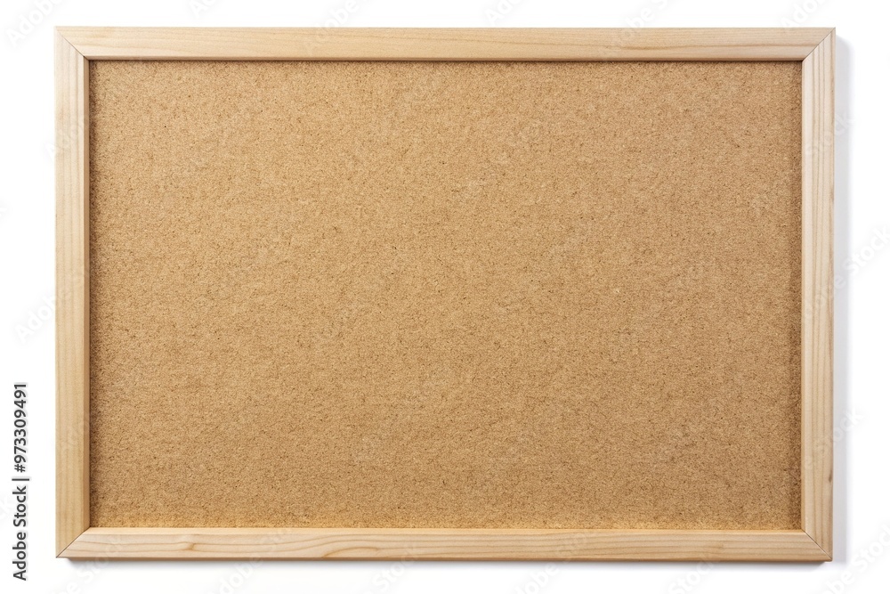 Blank cork board mock up on an isolated white background perfect for ...