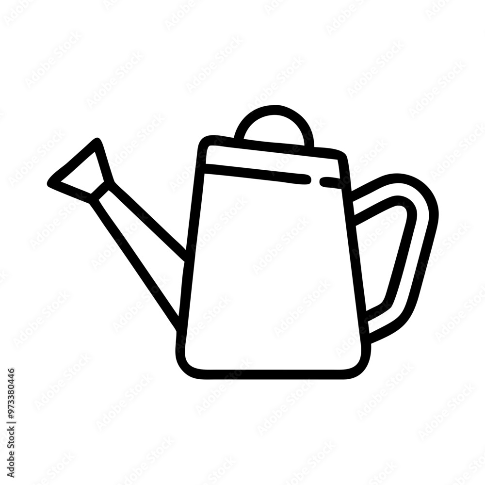 Regadera Silhouette Icon - Transparent Background Clipart Watering Can ...