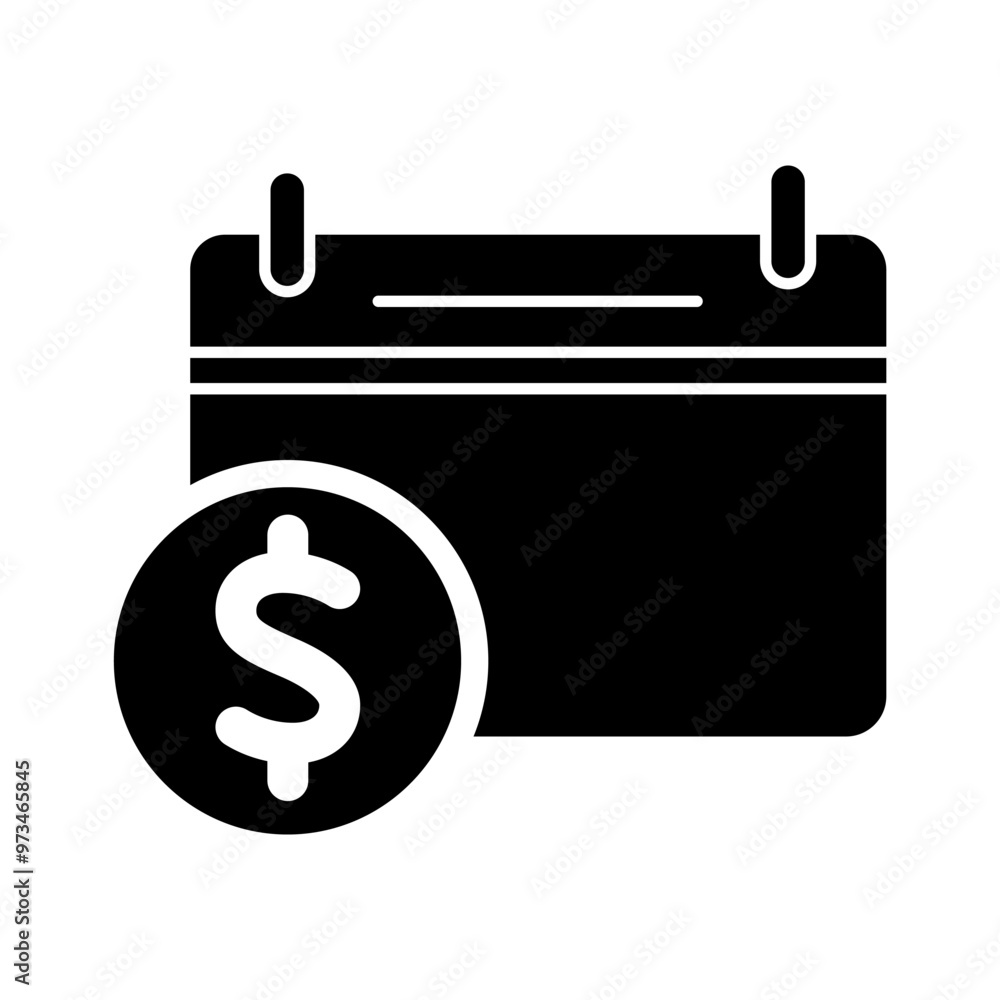 fiscal year concept line icon. Simple element illustration. fiscal year ...