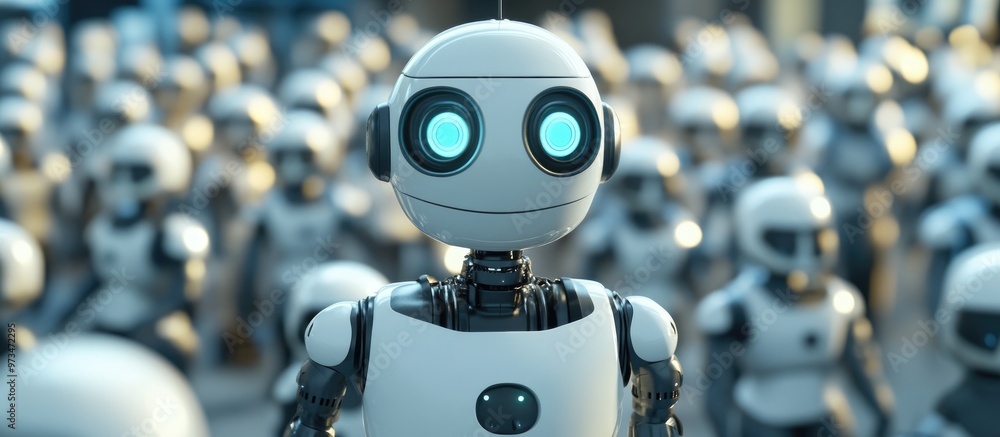 Cartoon depicting a robot expressing that the manager desires all ...