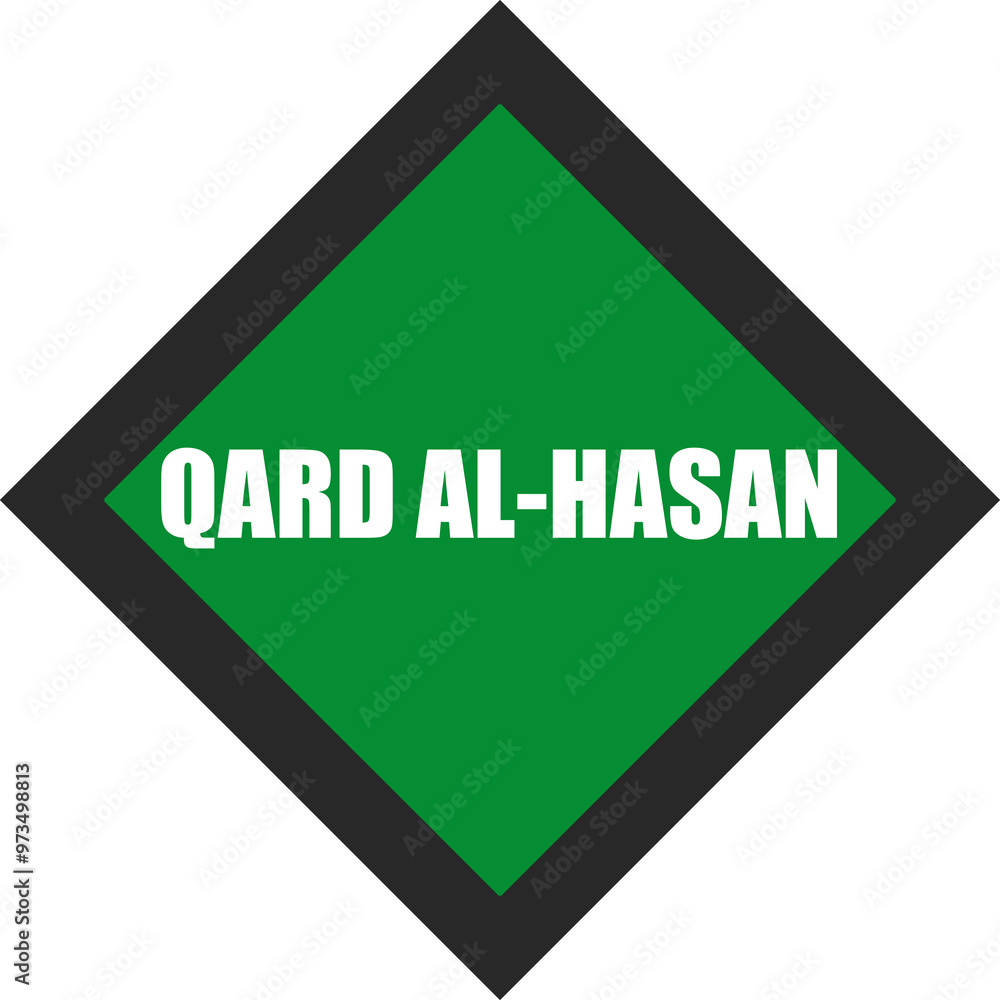 text "Qard-al-Hasan" is displayed in a clear, bold font, representing ...