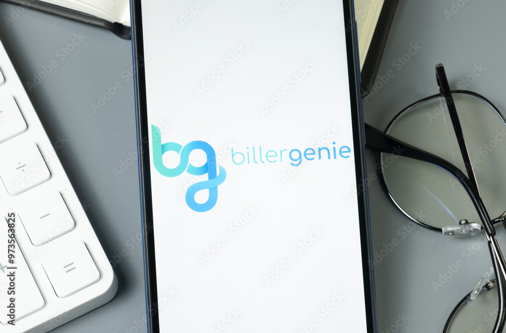 New York, USA - 30 August 2024: Biller Genie Logo on Phone Screen ...