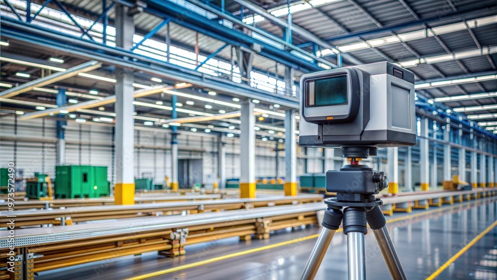 3D scanner capturing product dimensions for quality assurance ...