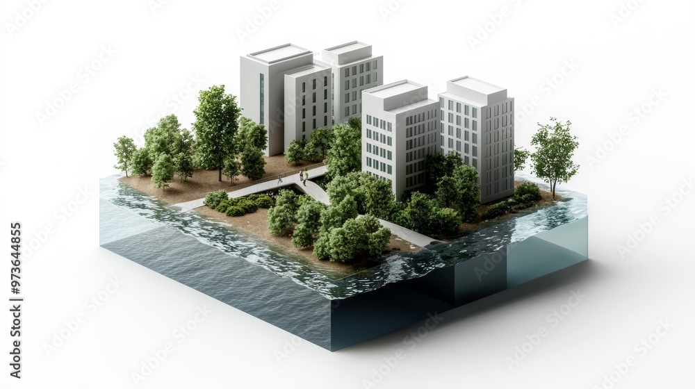 Urban Flood Prevention System: Detailed Schematic for Resilient City ...