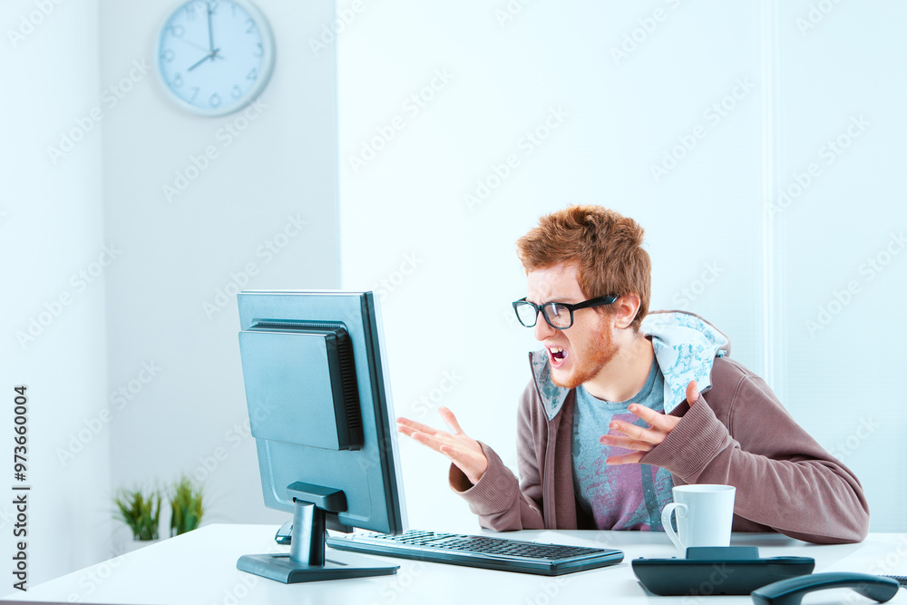 Office tech causes more problems than solutions Stock Photo | Adobe Stock