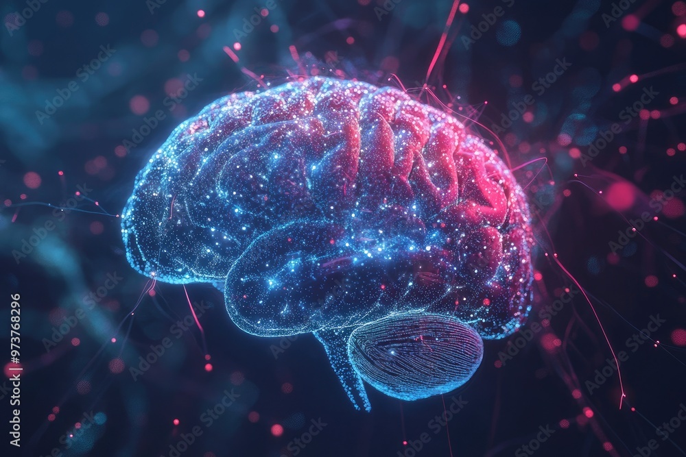 Deep learning. Mindfulness. Psychology.Brain Nervous System concept ...