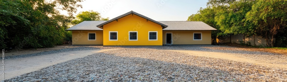 Innovative recycling center in a rural village turning plastic waste ...