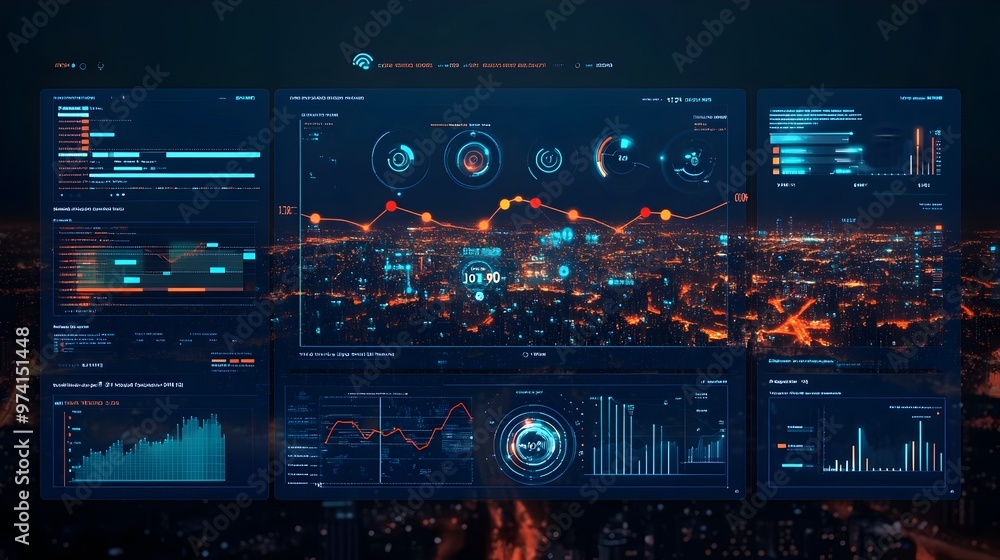 Smart City IoT Dashboard Visualizing Traffic Pollution and Energy ...