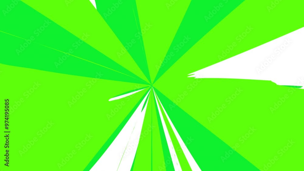 Animated anime manga background with velocity lines shining in the ...