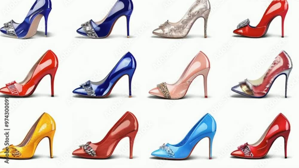 transparent background cutouts of women ladies shoes collection Set of ...