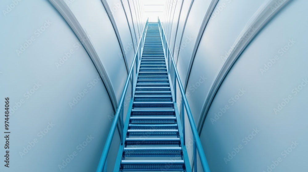 Renewable energy wind turbine with Interior view of wind turbine tower ...