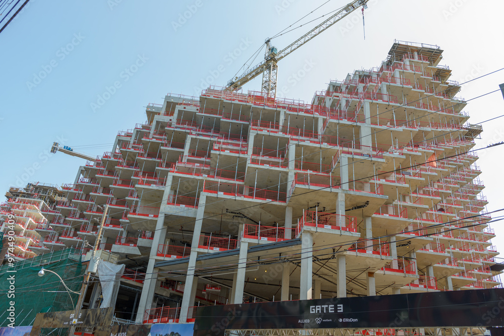 condo development project known as King Toronto under construction at ...
