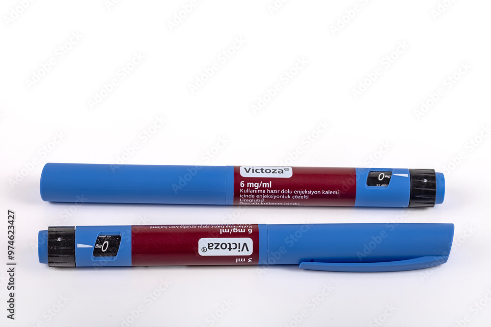 Istanbul, Turkey April 27, 2024; VICTOZA medication with Liraglutide ...