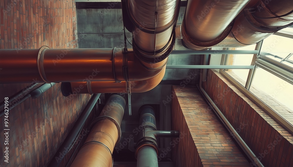 Piping Systems: Pipeline Installed On Building Ceiling - A Vital ...