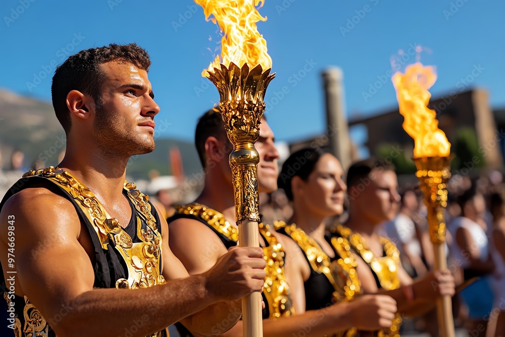 Pompeii Festival reenacting ancient Roman Ceremonies, giving visitors a ...