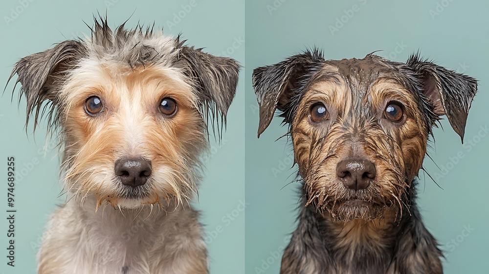 Canine Transformation - Before and After Grooming: A Close-up ...