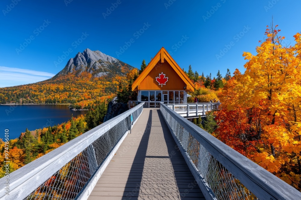 Autumn Roadside Attractions in Canada visualized in a travel-themed ...