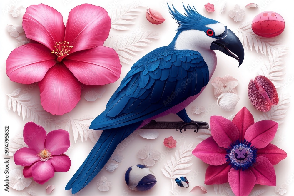 Florida State Symbols represented in a cultural infographic, showcasing ...