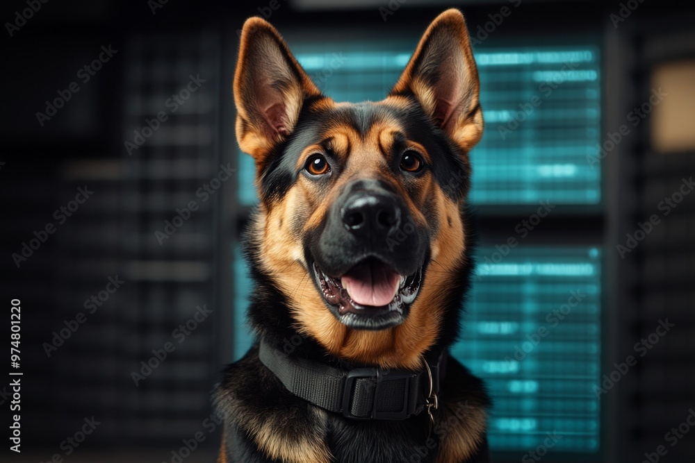 K-9 Dogs in Prison Security visualized in a security-themed infographic ...