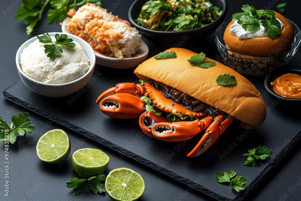 Florida's Culinary Scene represented in a food-themed infographic ...