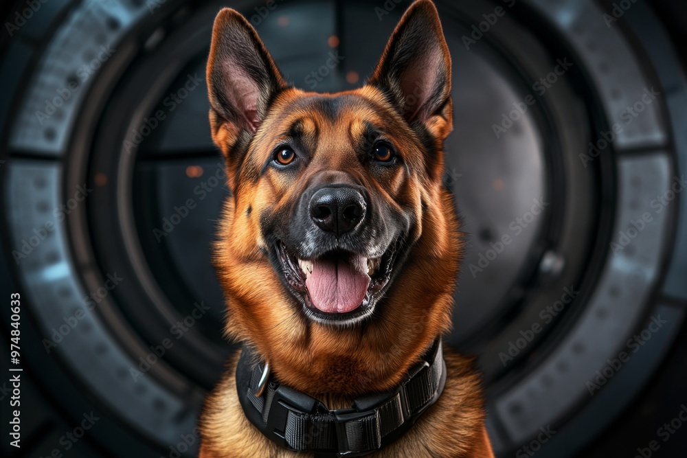 K-9 Dogs in Hostage Rescue illustrated in a tactical-themed infographic ...