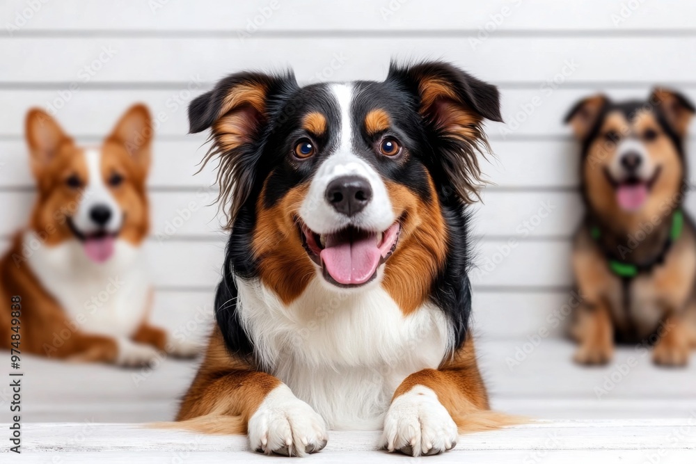 Shepherd Dog Coat Types and Care illustrated in a grooming infographic ...