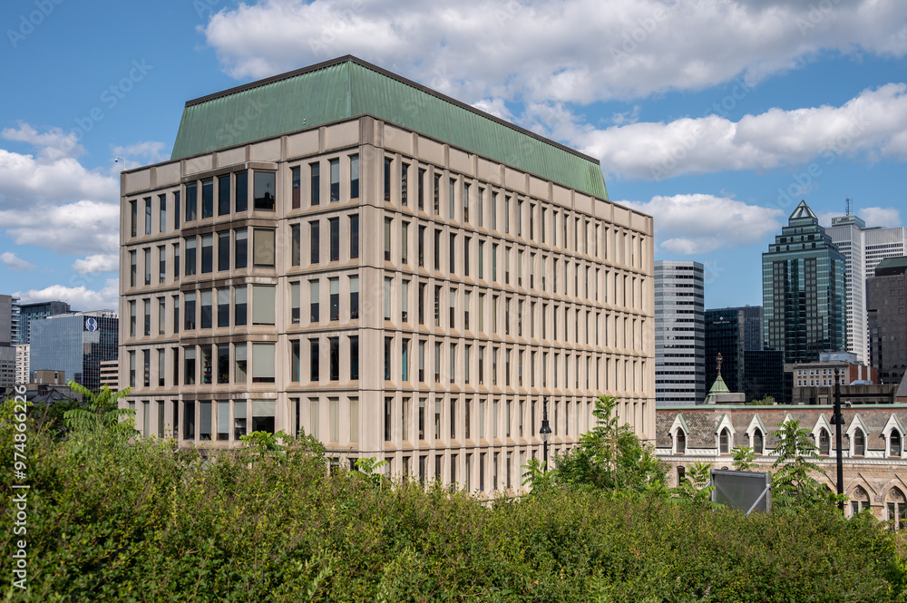 Montreal, Quebec - July 19, 2024: Leacock Building on McGill University ...