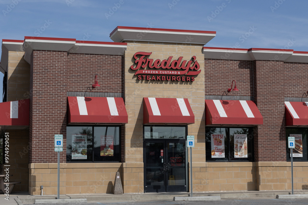 Freddy's Frozen Custard and Steakburgers restaurant. Freddy's is ...