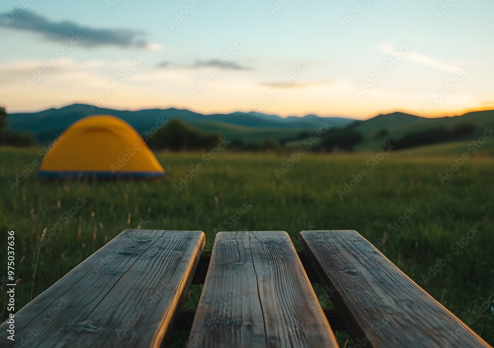 Camping Outdoors in Front of a Table | Enjoying Nature with Simple Camp ...