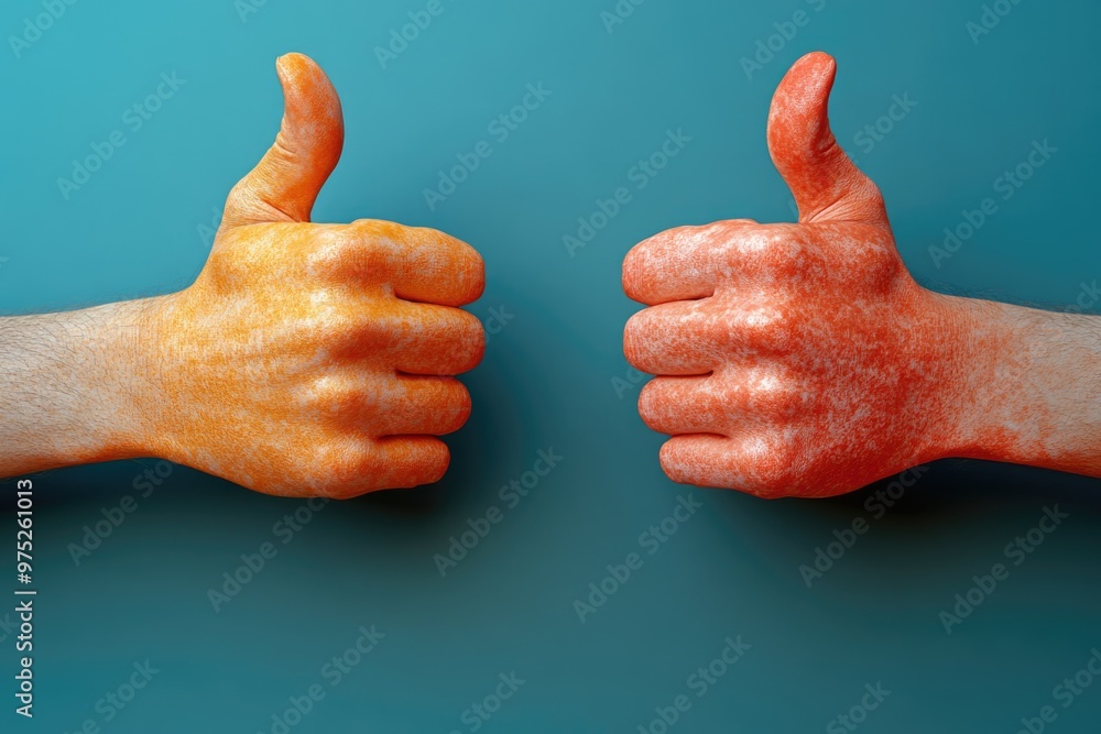PNG Thumbs Up and Down Hands Mockup: Agree and Disagree Gestures for ...