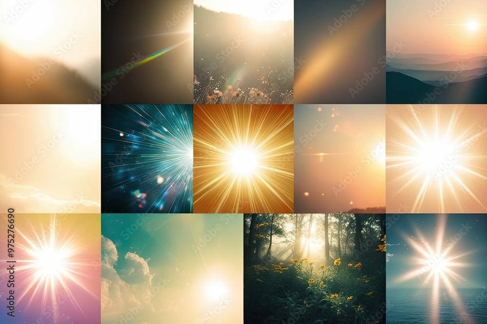 Ethereal Sunlight Overlays: Stunning Glows, Radiant Flares, and Light ...