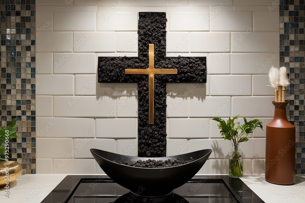 Ash Wednesday Reflections with Contemplative Coals and Symbolic Cross ...