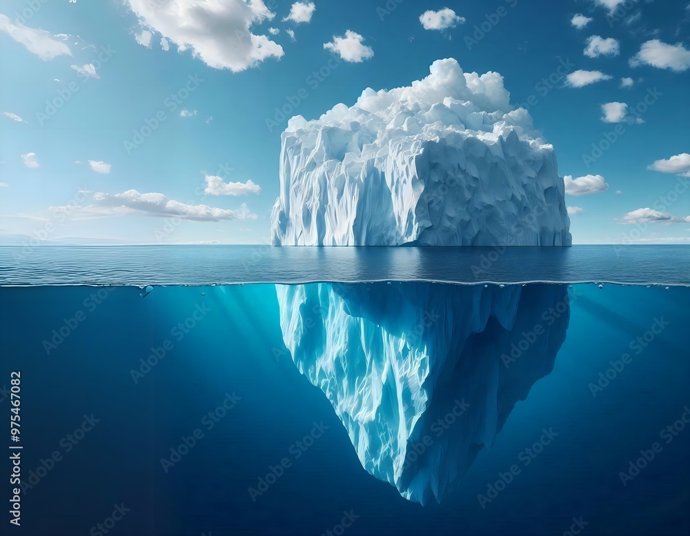 Iceberg Facts: What’s Hidden is Bigger Than What’s Seen Stock Photo ...