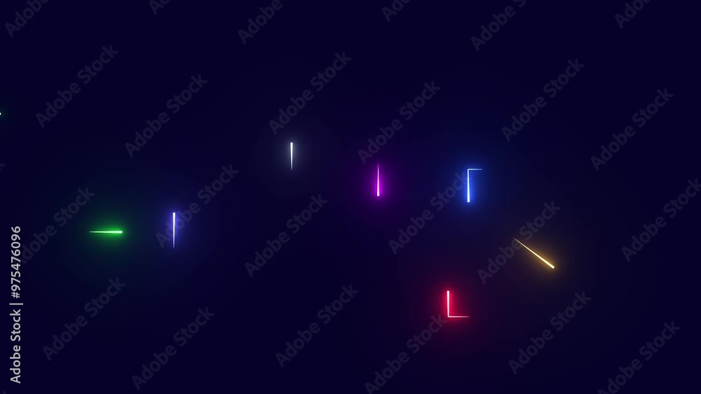 Neon lines, droplets motion background for live wallpaper, video ...