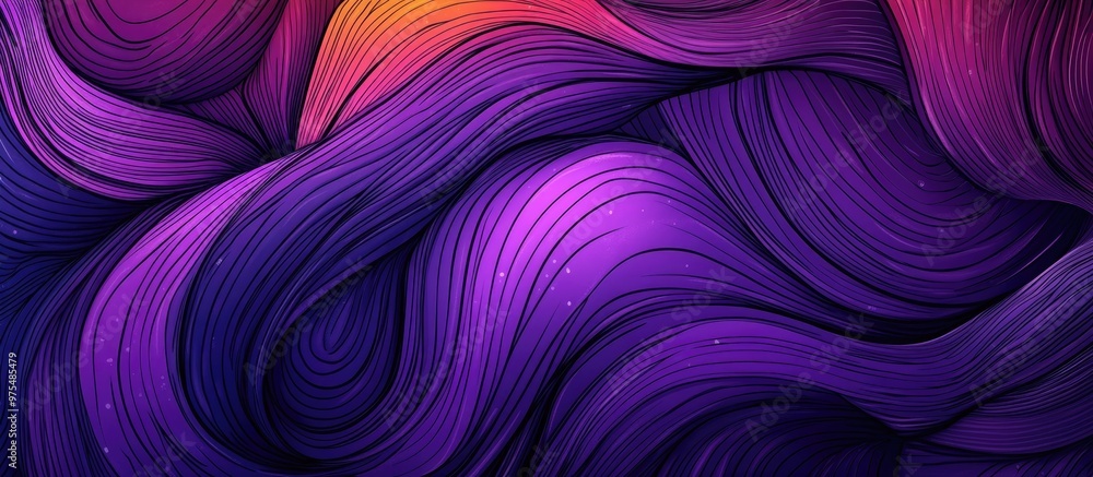 Dark purple abstract vector doodle background painting A vibrant ...