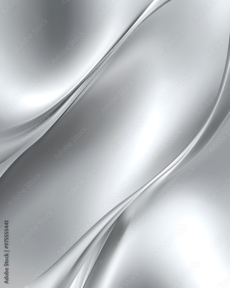 Elegant silver gradient background with a smooth, metallic sheen ...