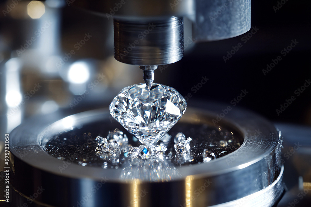 CVD diamond growth process utilizes advanced machinery to meticulously ...