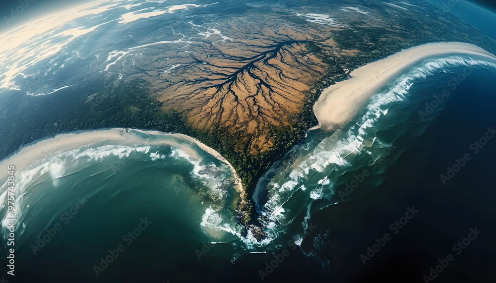 View the impact of climate change on coastal regions from space ...