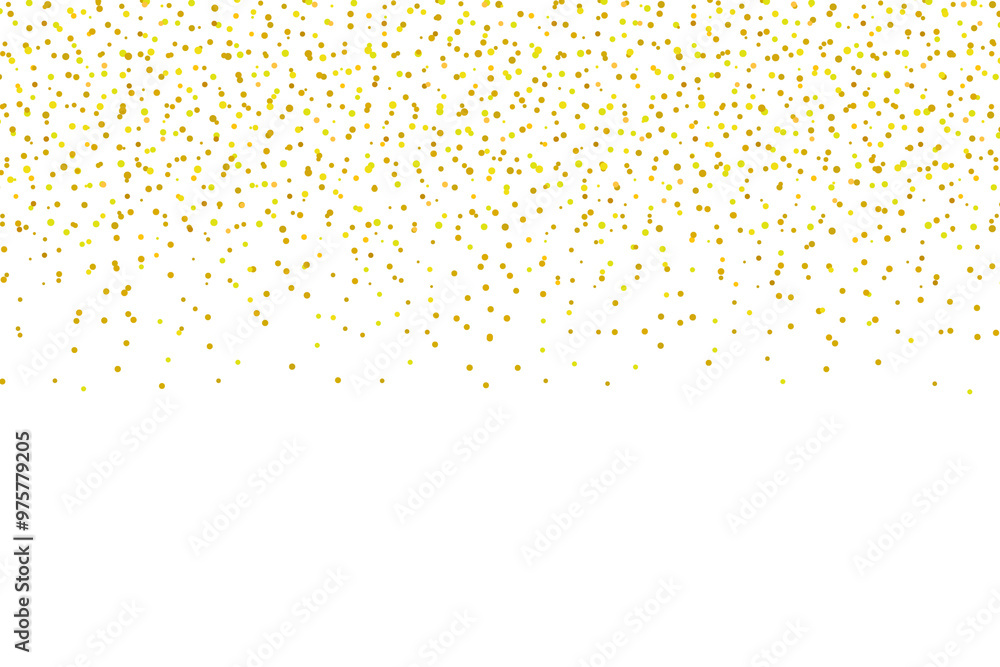 gold glitter dust falling on transparent background PNG. Luxury design ...