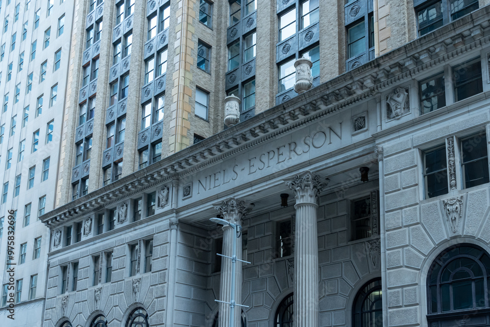 Houston, Texas, USA - April 14, 2024: Mellie Esperson Building in ...
