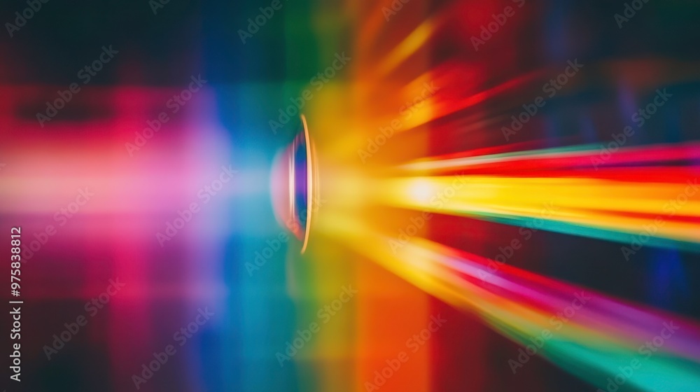 Understanding the Diffraction of Light Through a Lens in Vibrant Colors ...
