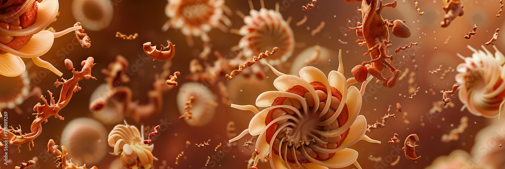 Spina Bifida Spectrum: Medical background in warm shades of brown ...