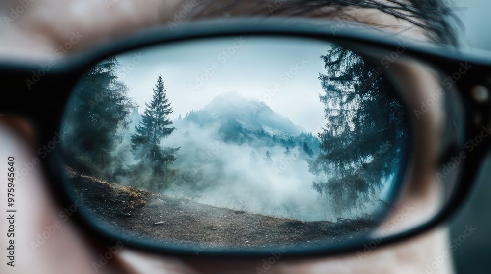 Visual representation of blurry vision due to cataracts, with an ...