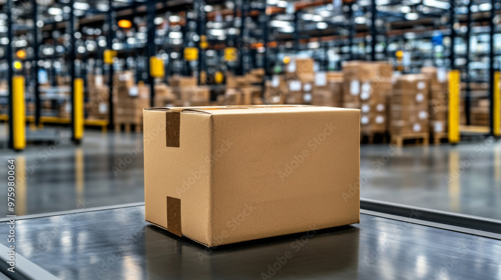 Quality Assurance Stamp in Distribution Hub, a certified inspection ...