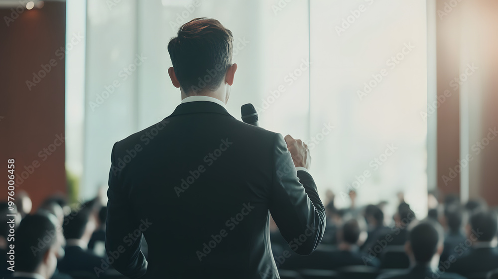 group of people in formal dressing suit as audience at large modern ...