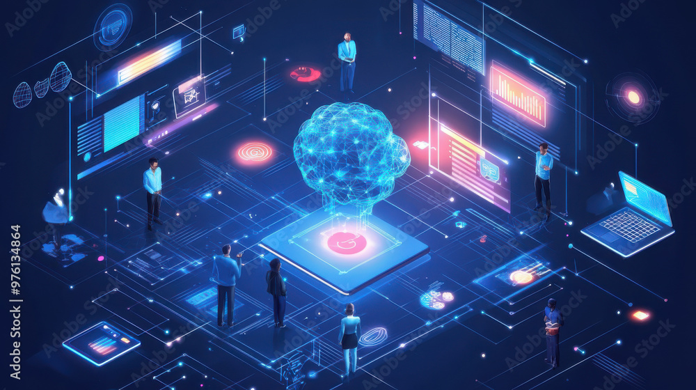 Cybersecurity awareness training with visual progress indicators and ...