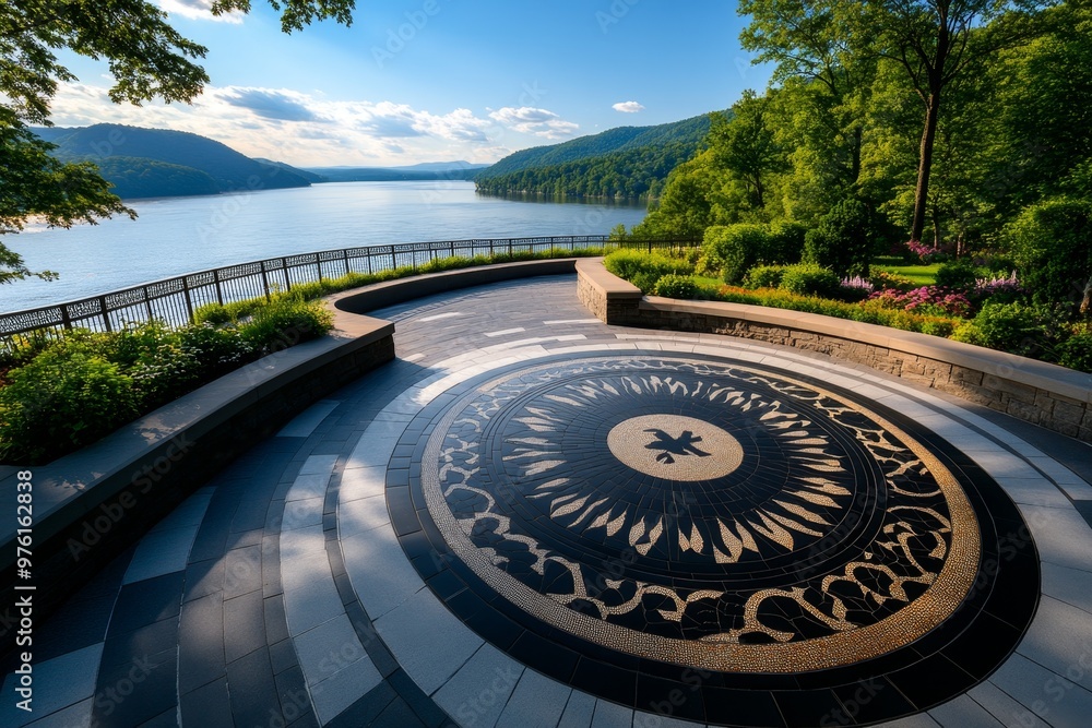 Hudson Valley Photography Locations illustrated in a scenic-themed ...