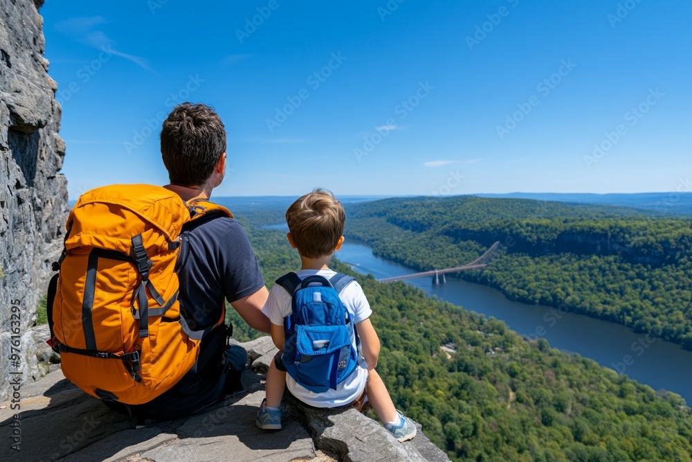 Hudson Valleyâ€™s Best Hiking Spots for Families illustrated in a ...