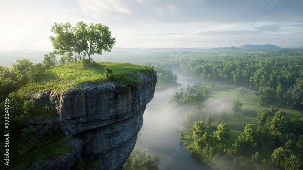 Cliffside Refuge: Write about a hidden village nestled within a high ...